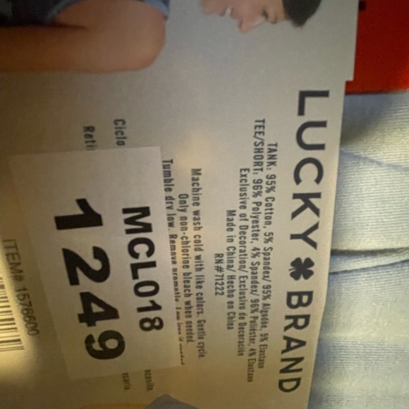 Lucky Brand | Intimates & Sleepwear | Lucky Brand Threepiece Pyjama ...